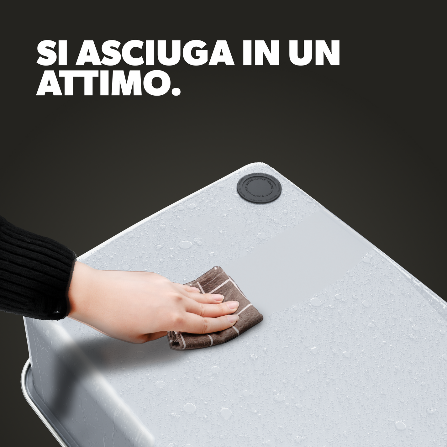 BORING LITTER - Lettiera in Acciaio INOX – Boring Litter