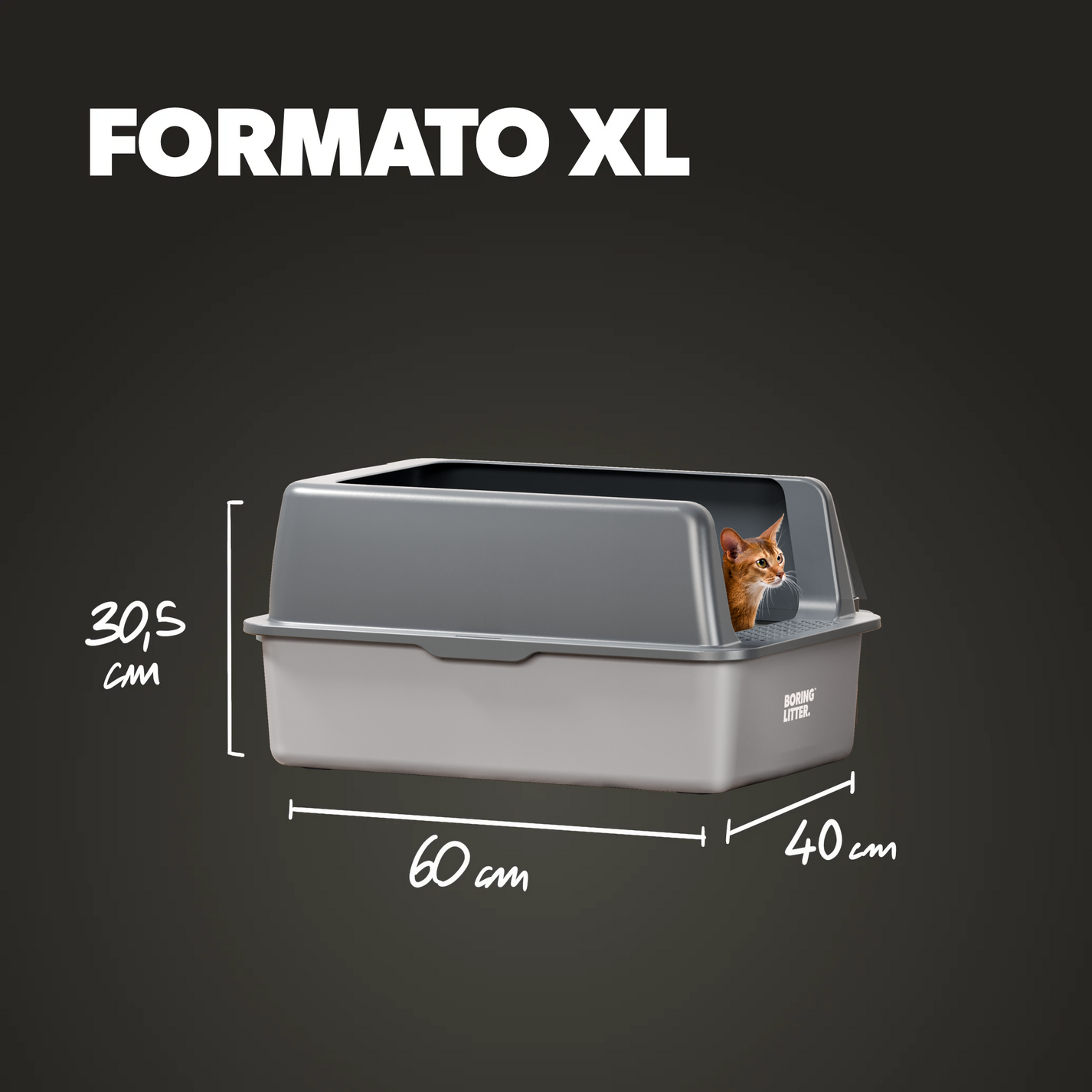 BORING LITTER - Lettiera in Acciaio INOX – Boring Litter